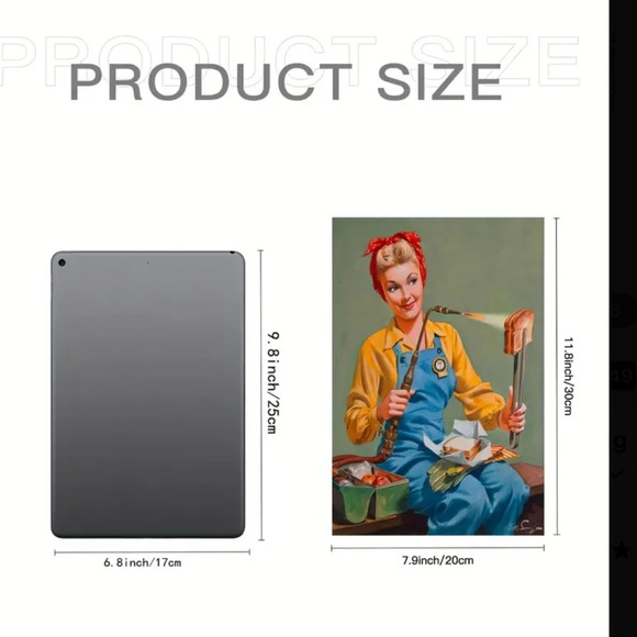 SGC619 | Wall Decor | New Welder Pinup Sign Rosie The Riveter | Poshmark